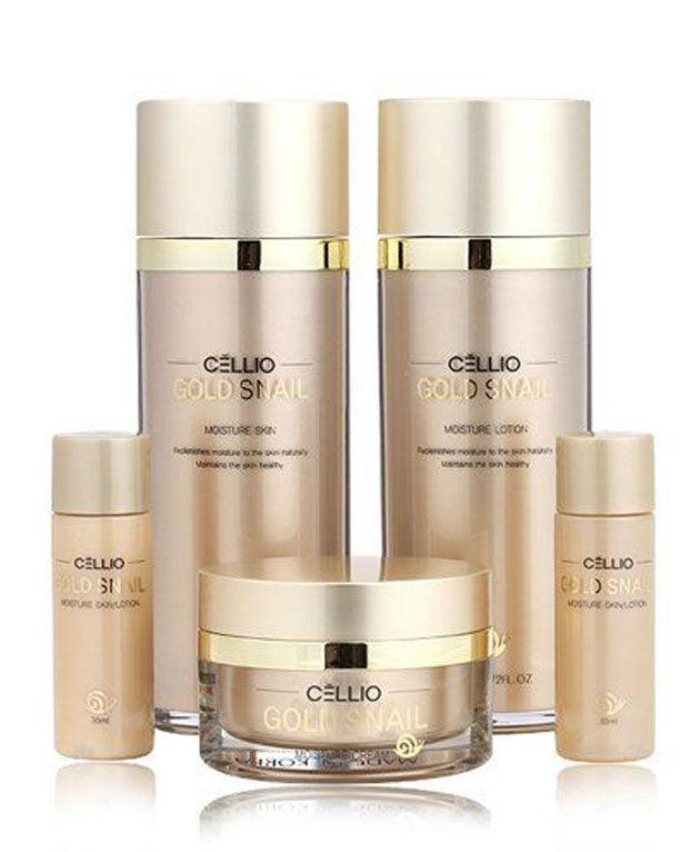 Gold Snail Skin Care 3 SET [CELLIO] Korean Beauty – Kbeauty Guru